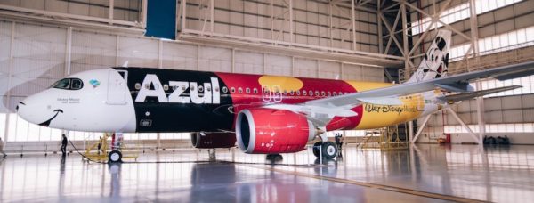 Mickey Mouse-Inspired Plane Takes to the Brazilian Skies – World Of Walt